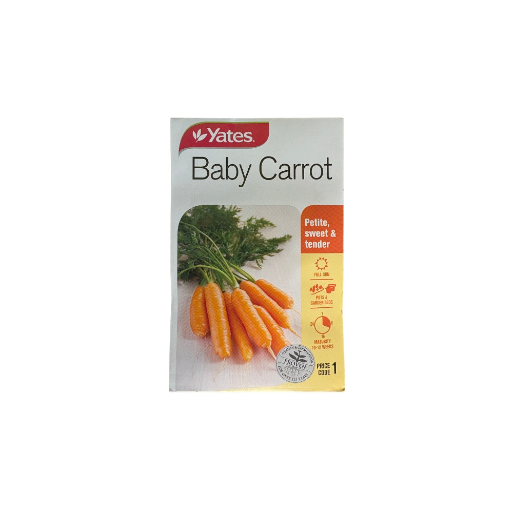 Yates - Seed Pack Carrot Baby – Growers Hub