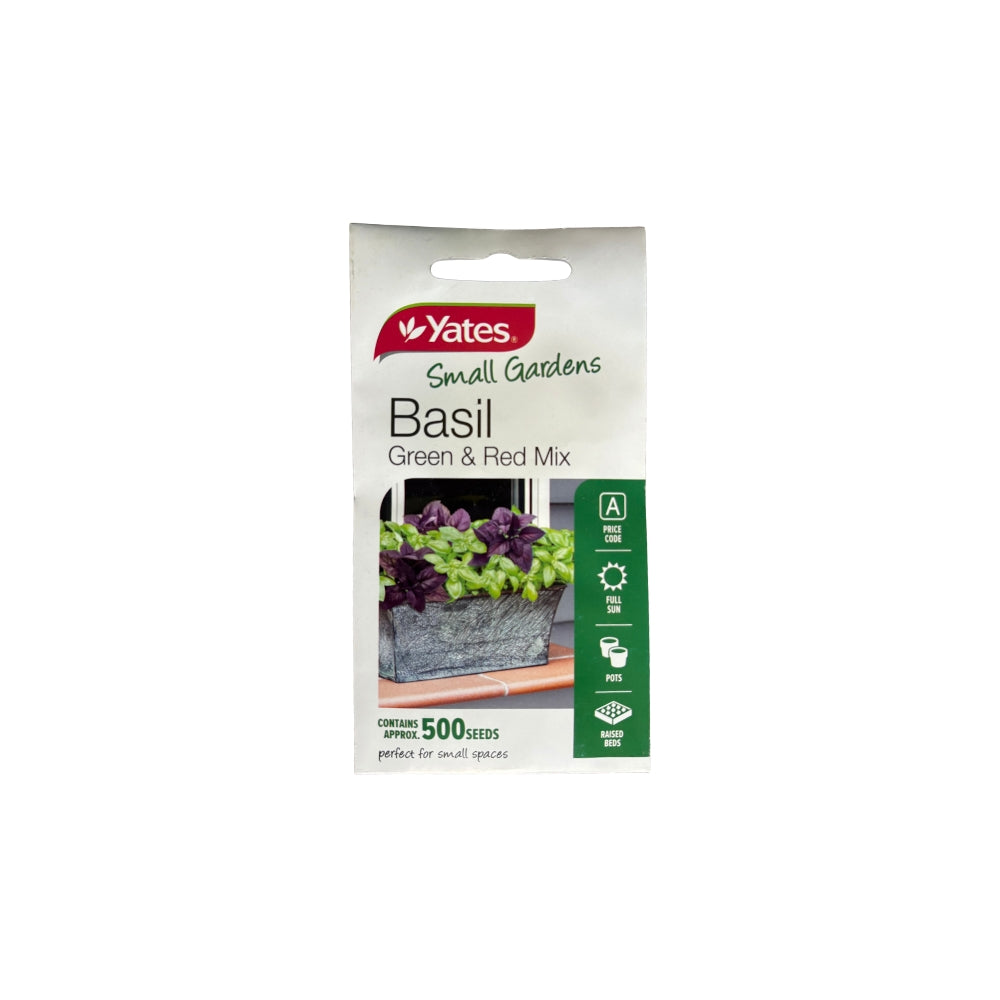 Yates - Seed Pack Basil Red & Green Mix Tiny Spaces – Growers Hub