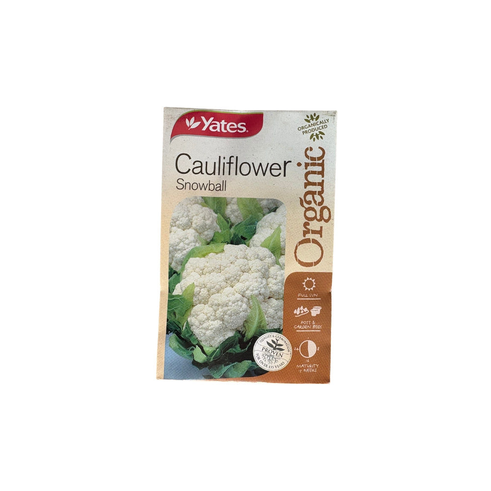 Yates - Seed Pack Cauliflower Snowball Organic – Growers Hub